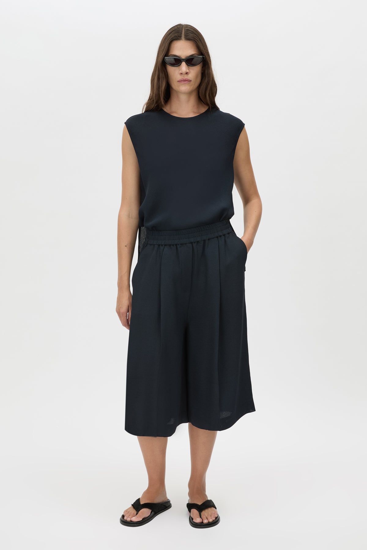 Camilla and Marc Kenya Bermuda Short - Navy – Mali Lane Boutique