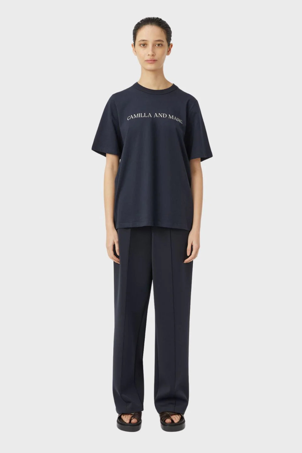 Camilla and Marc Asher Tee - Slate – Mali Lane Boutique